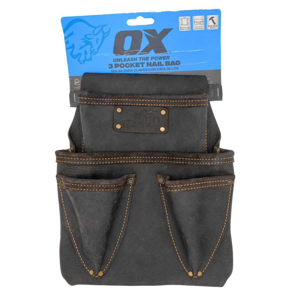 OX TOOLS Pro 4-Pocket Roofer's Tool Pouch OX-P263204 - The Home Depot