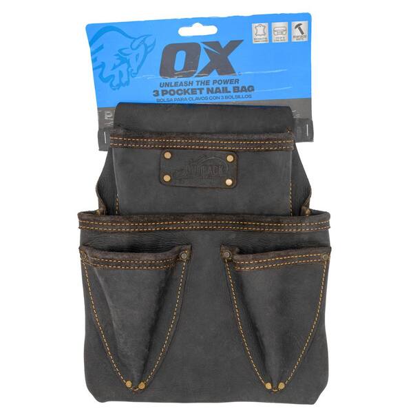 OX TOOLS Pro 4-Pocket Roofer's Tool Pouch OX-P263204 - The Home Depot
