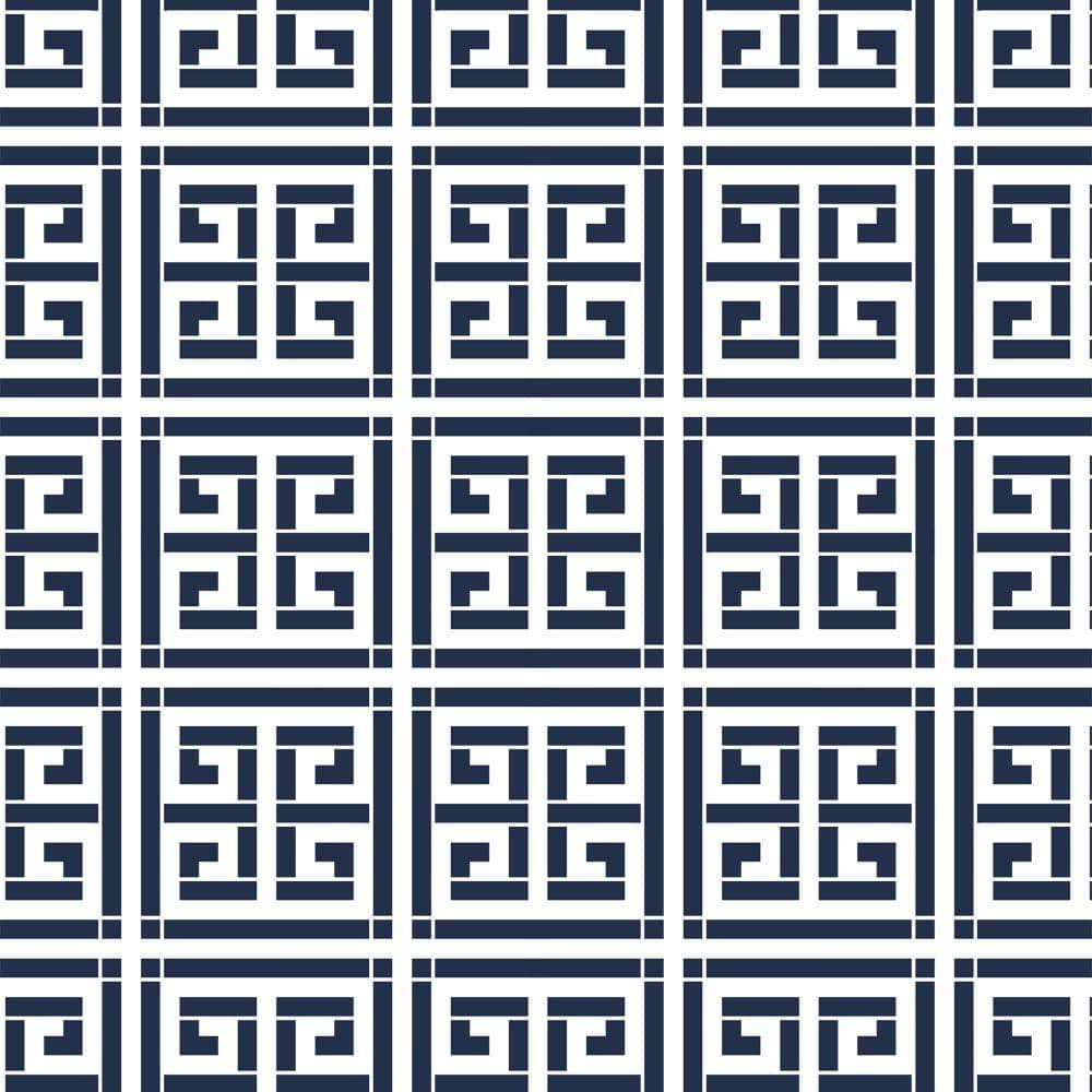 Stencil Ease Crete Greek Key Four Pattern Repeat Wall Painting Stencil ...