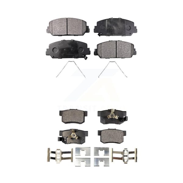 TEC Front Rear Ceramic Brake Pads Kit For 2013-2018 Acura RDX KTC ...