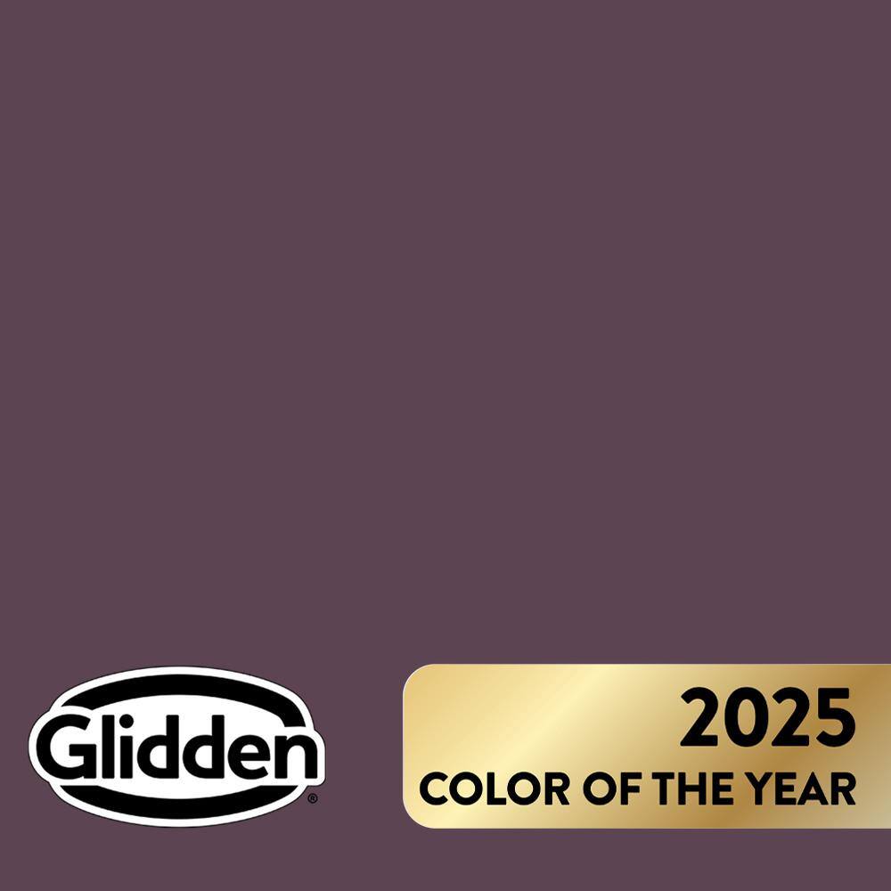 Glidden Diamond 1 gal. PPG1046-7 Purple Basil Ultra-Flat Interior Paint ...