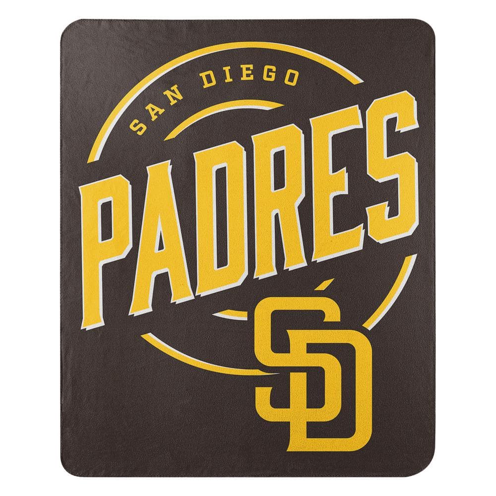 THE NORTHWEST GROUP MLB Padres Campaign Multi-Colored Fleece Throw ...