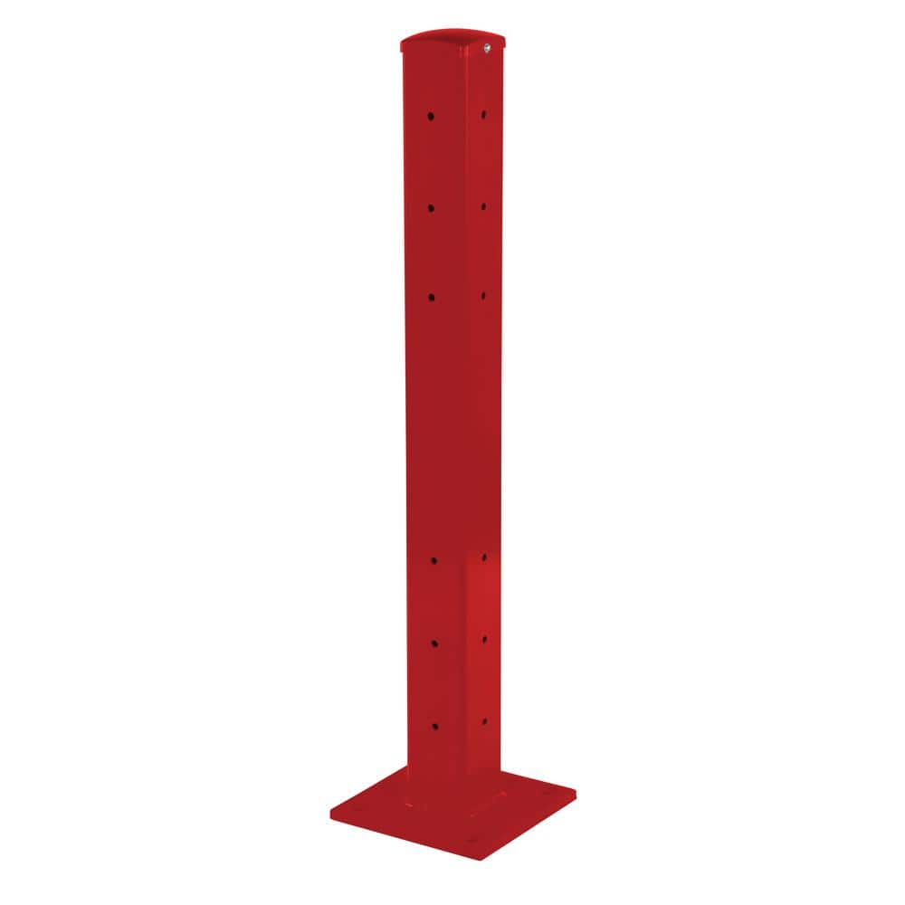 Vestil Red Rigid Tube Post Bolt-On Style Guardrail GR-F3R-BO-TP42-RD ...