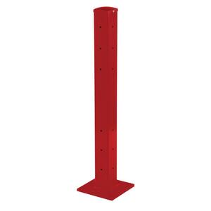 Vestil Red Rigid Tube Post Bolt-On Style Guardrail GR-F3R-BO-TP42-RD ...