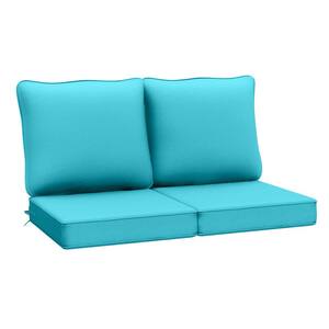 AAAAAcessories 24 in. X 24 in. Outdoor Square Waterproof Removable Sofa ...