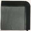 Courtyard Casual PVC Deck Tile Edge Kit 3 in. W x 12 in. L Black with ...
