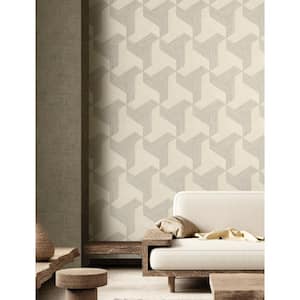 Synergy Collection Green Geometric Design Matte Finish Vinyl on Non ...