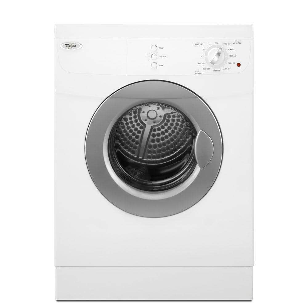 Whirlpool 3.8 cu. ft. 240-Volt White Electric Vented Dryer WED7500VW ...