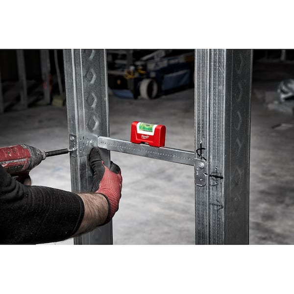 Milwaukee 3 in. Compact Torpedo Pocket Level 48-22-5603 - The Home Depot