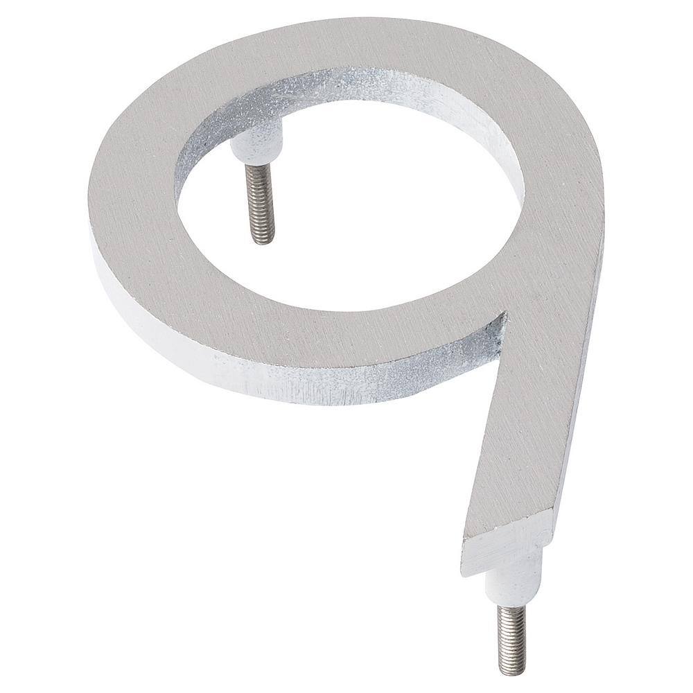 Montague Metal Products 4 in. Satin Nickel/White 2-Tone Aluminum ...