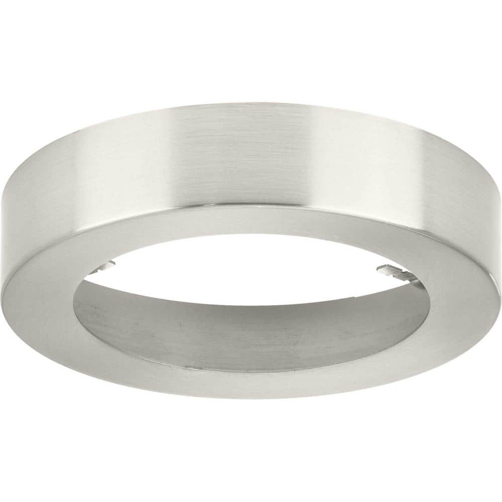 Progress Lighting Everlume 5 in. Brushed Nickel Edgelit Round Trim Ring ...