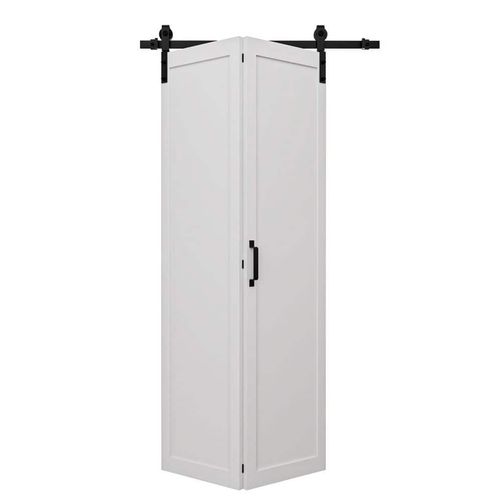 ARK DESIGN 40 in. x 84 in. 1 Panel No Assembly Required White Primed ...