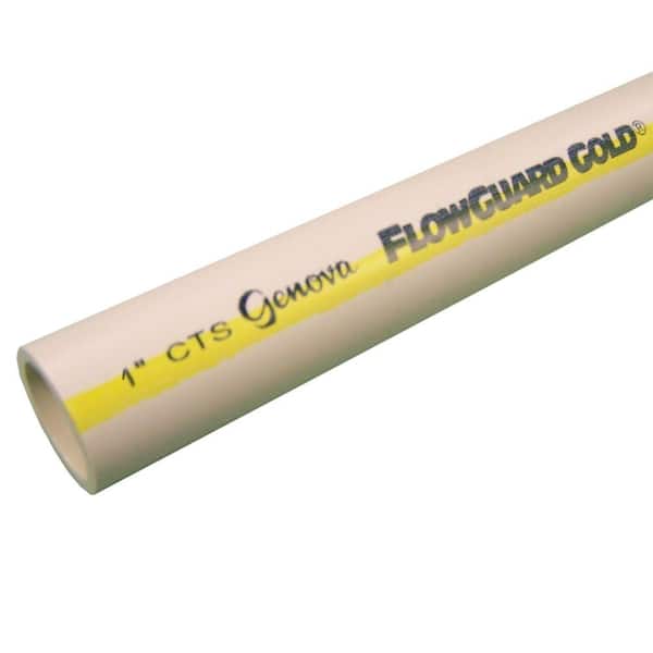 Genova Products FlowGuard Gold 1 in. x 10 ft. CPVC Pipe 570010 - The ...