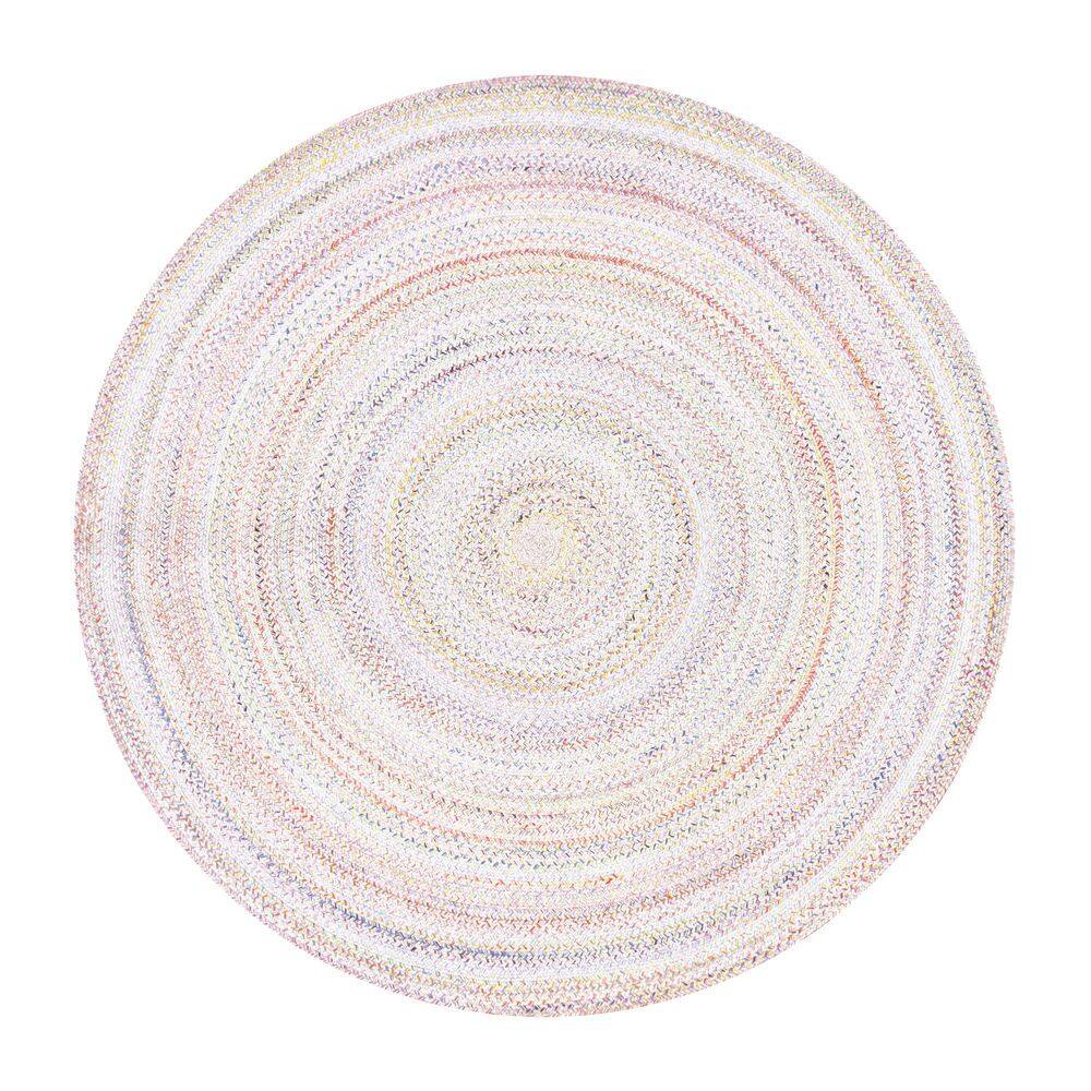 Pasargad Home Faro Blue 8 ft. Round Area Rug py-03b 8x8 - The Home Depot