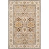 SAFAVIEH Heritage Light Grey/Grey 5 ft. x 8 ft. Border Area Rug HG734C ...