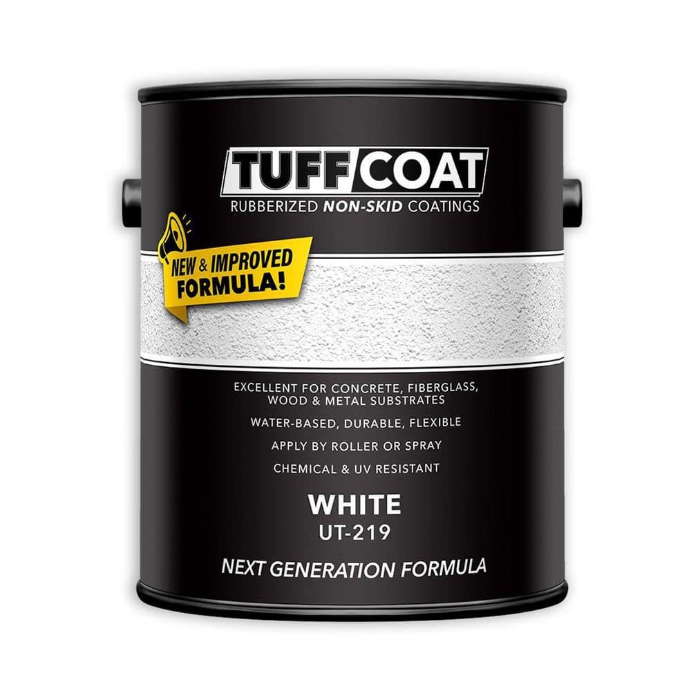 TUFF COAT UT-219 1-Gl White Interior/Exterior, Concrete/Wood/Fiberglass ...