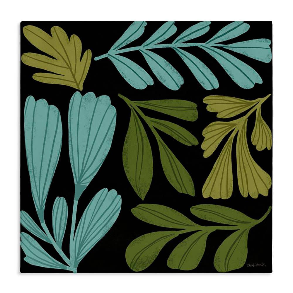 Stupell Industries Varied Leaves Collage by Cheryl Warrick Unframed ...