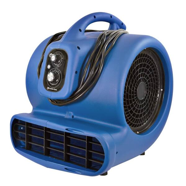 Lasko Portable Fan BlueDri Mini Storm 112 HP Air Mover Carpet Dryer Fan ...