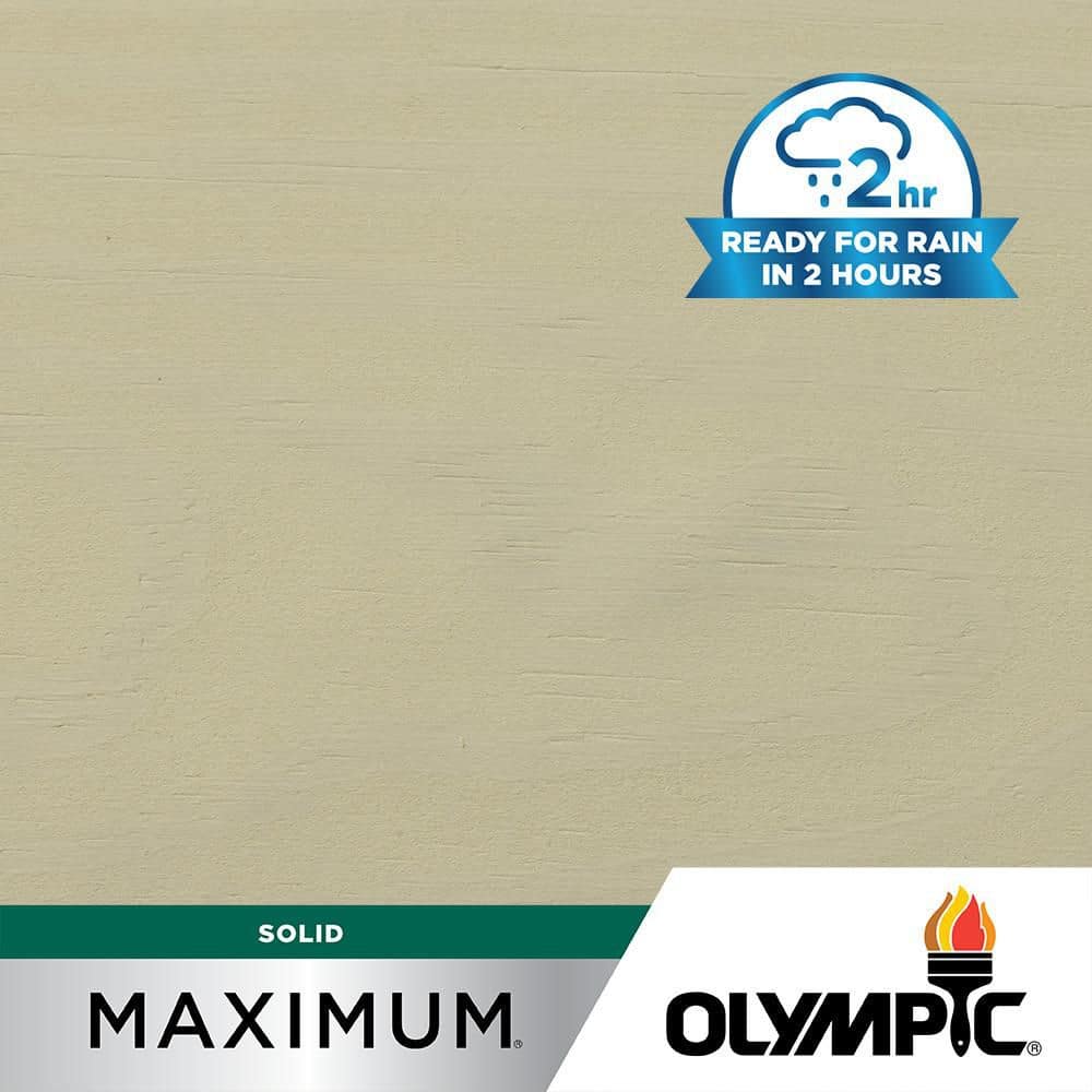 Olympic Maximum 1 gal.SC-1072 Shadow Mist Solid Color Exterior Stain ...