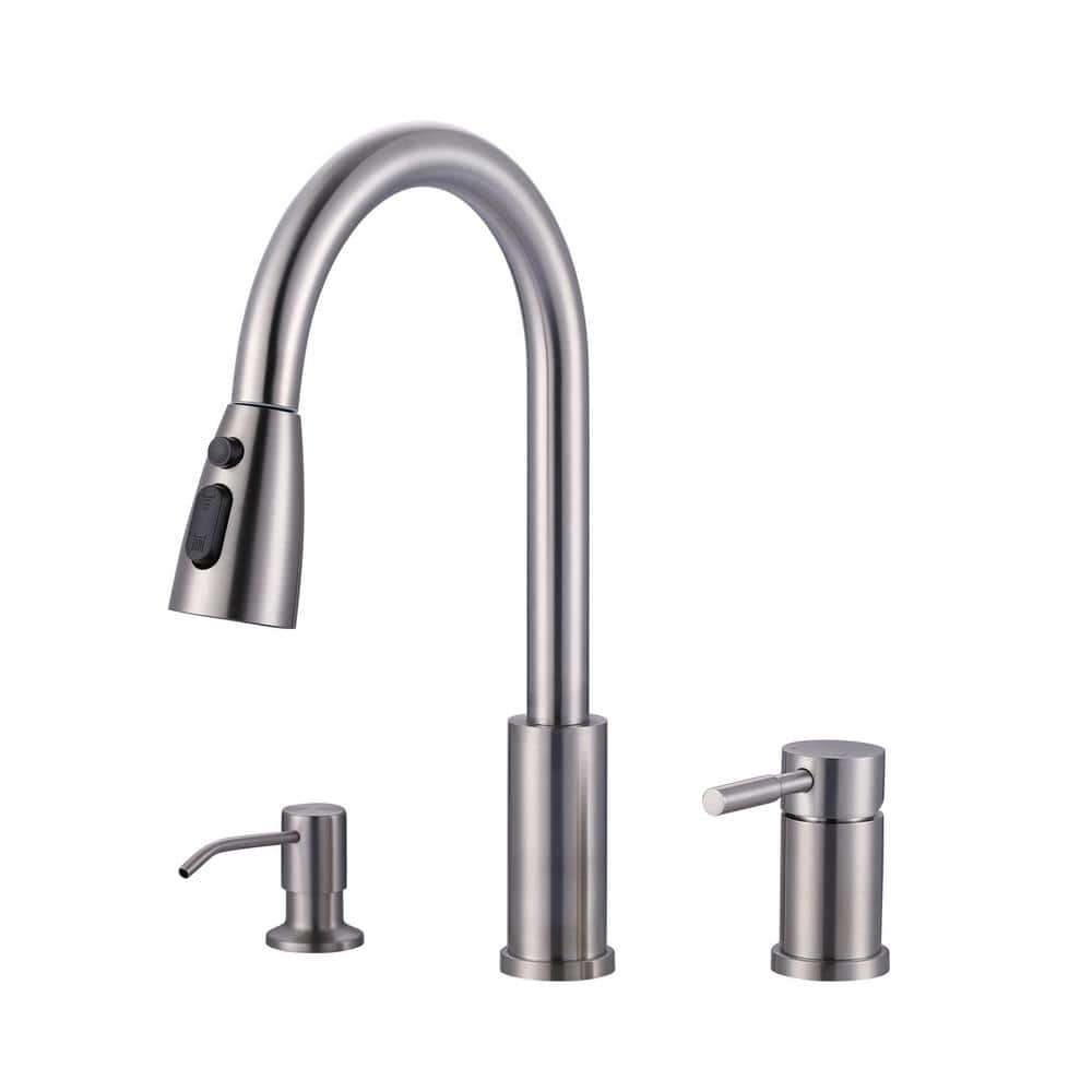 ARCORA Single Handle Pull Down Sprayer Kitchen Faucet with Spray, Pull ...