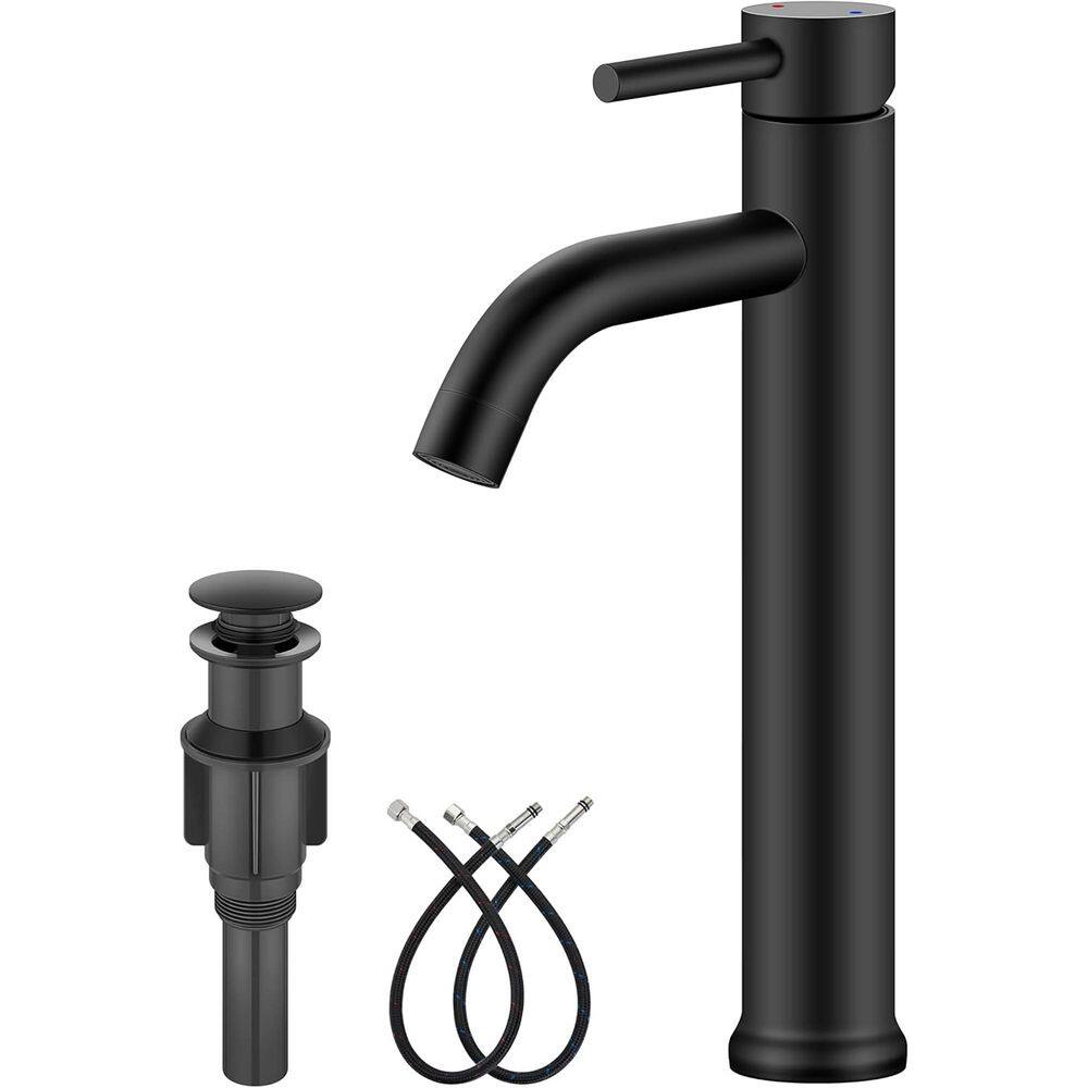 PICTURESQUE CENDU LLC Single Handle Single Hole Bathroom Faucet with ...