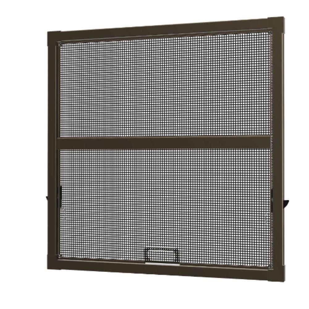 RITESCREEN 31.875 in. x 62.84375 in. Bronze Aluminum Replacement Window ...