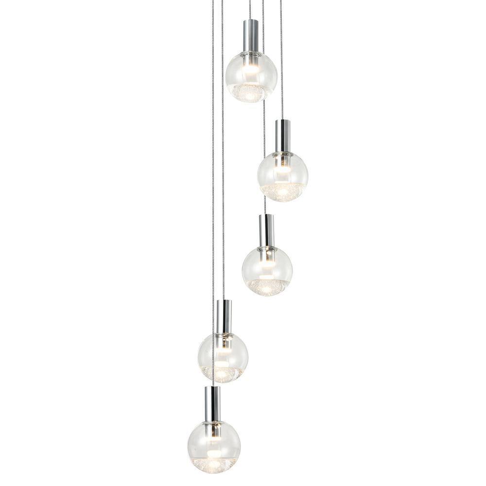 VONN Lighting Sienna 5-Light ETL Certified Integrated LED Hanging ...