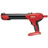 Hilti HDE 500 A-22-Volt Cordless Epoxy Adhesive Anchor Caulk Gun (Tool ...