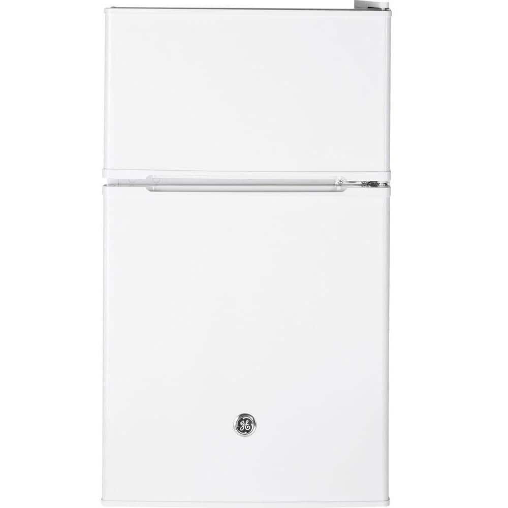 GE 3.1 cu. ft. Double Door Mini Refrigerator in White GDE03GGKWW - The ...