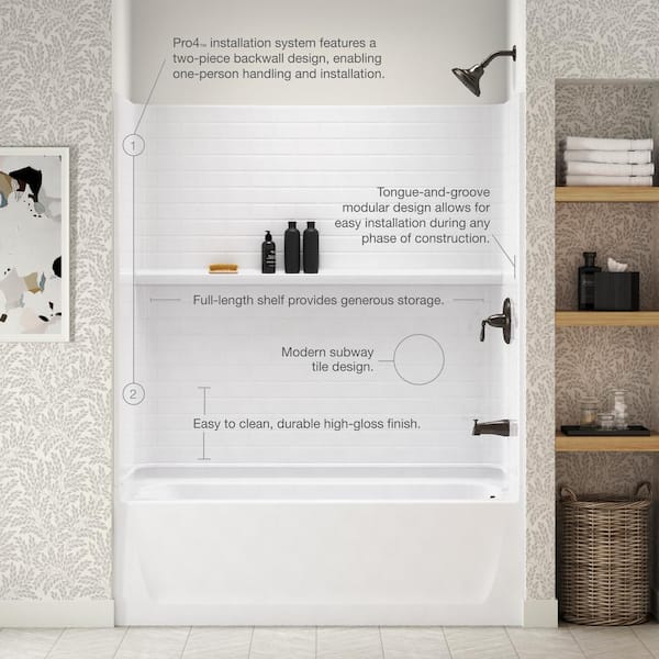 Tub Surround Kit Installation