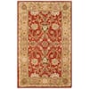 SAFAVIEH Antiquity Rust/Gold 4 ft. x 6 ft. Border Area Rug AT249C-4 ...