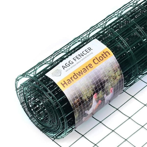 NVNOO 24 in. x 25 ft. 16 Gauge Welded Metal Wire Fencing Roll for ...
