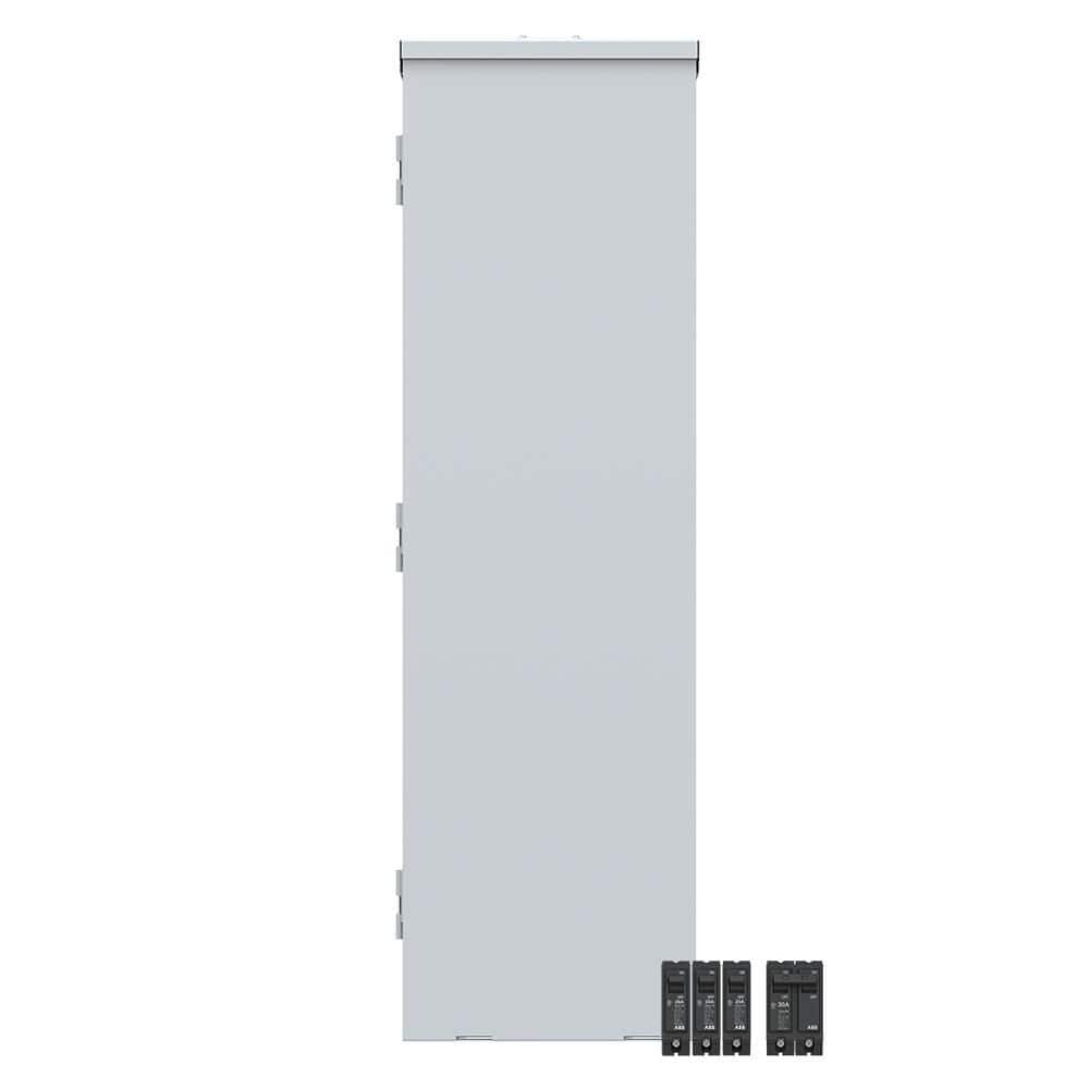 ABB 200 Amp 60-Space 120-Circuit Main Breaker Outdoor Plug-On Neutral ...