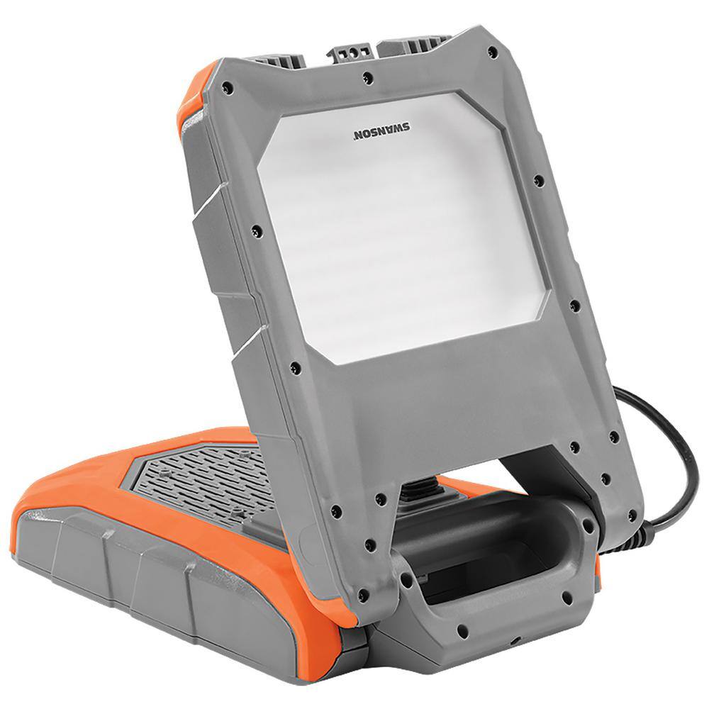 Swanson 9000 Lumens, Corded Standing LED Work Light with Adjustable ...