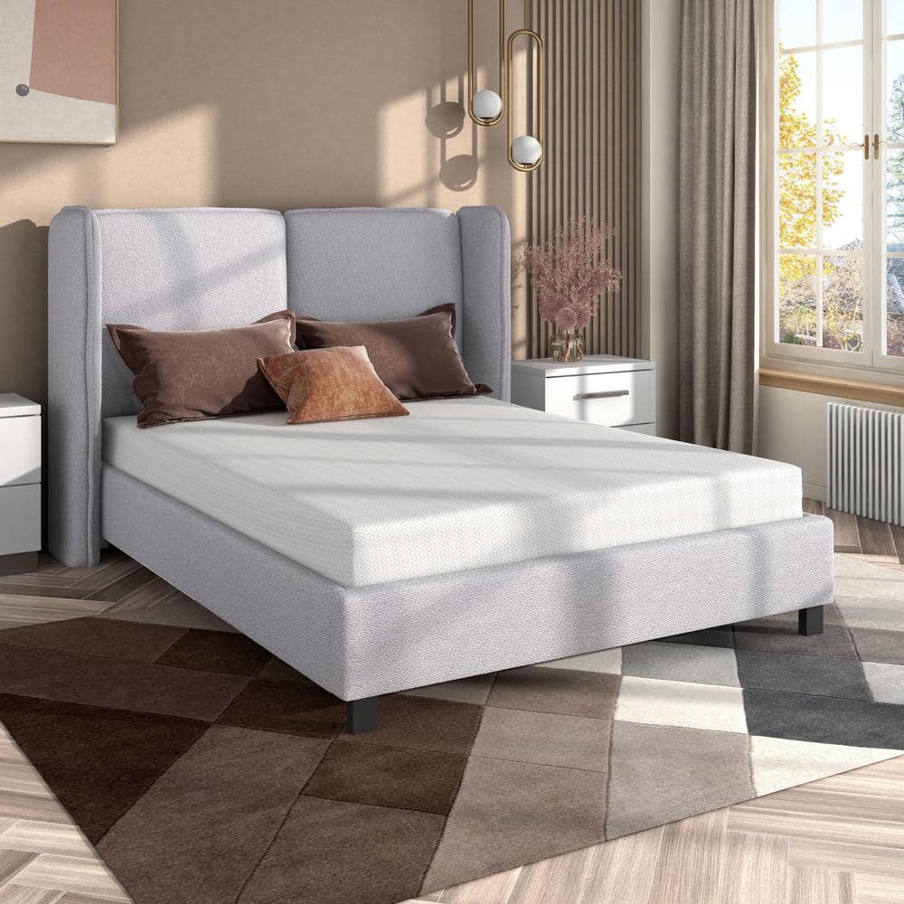 Furniture of America Fynx Queen Medium Wave Comfort Memory Foam 10 in ...