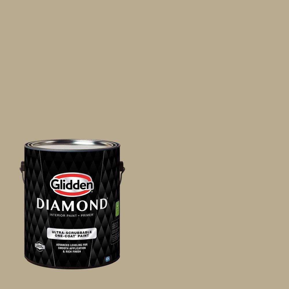 Glidden Diamond 1 gal. PPG1102-4 Prairie Dust Ultra-Flat Interior Paint ...