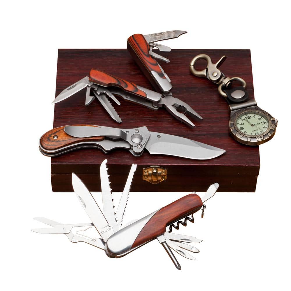 KINGS COUNTY TOOLS Pocket Knife Multitool Gift Set GW07A01-09 - The ...