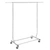 Whitmor Chrome Steel Clothes Rack 51 in. W x 71.25 in. H 6339-1938 ...