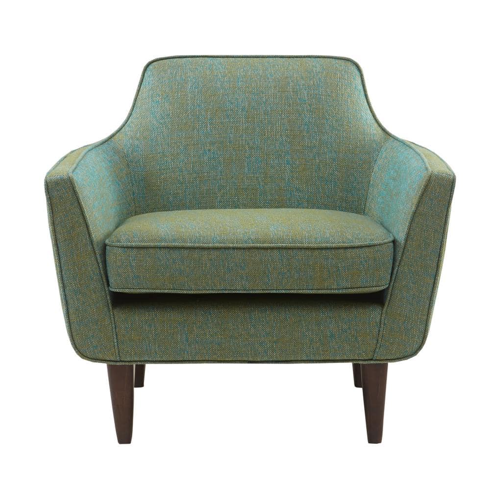 Madison Park Taye Blue-Green 33.5 in. W x 33.25 in. D x 32 in. H Mid ...