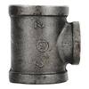 STZ 2 in. x 2 in. x 1-1/4 in. Black Iron Reducing Tee 310 RT-22114 ...