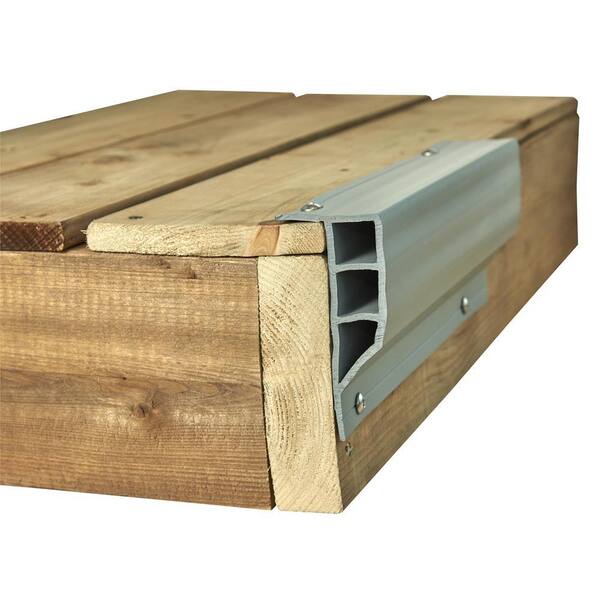 CMP 3 in. x 8 in. Full Face Profile, Grey DE1112F - The Home Depot