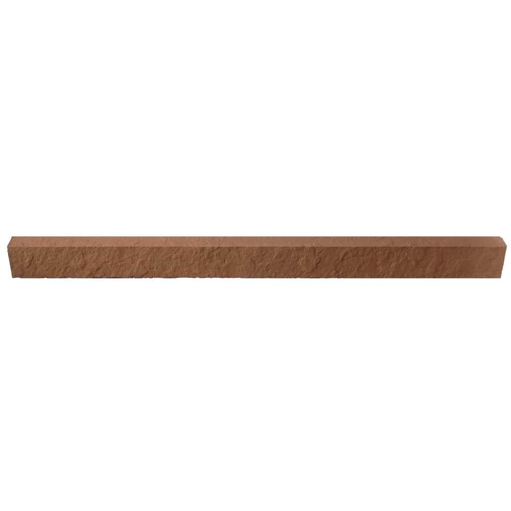 NextStone Sandstone Red 48 in. x 3.5 in. Faux Stone Siding Window Door ...