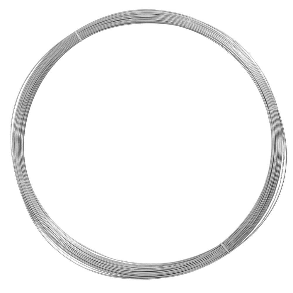 Fencer Wire 328 ft. Long 12-Gauge Silver Galvanized Steel Chain Link ...