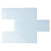 Giorbello Glass Subway 3"x 9"x 6mm Wall Tile Case - Morning Sky Blue ...