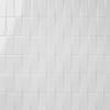 Ivy Hill Tile Colorwave Steps White 4.43 in. x 17.62 in. Polished ...
