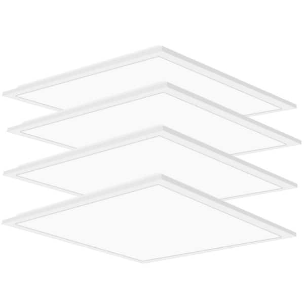 KOAOEIRS 2 ft. x 2 ft. 150-Watt Equivalent 5800 Lumens, Integrated LED ...