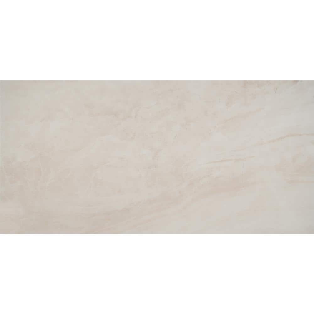 MSI Naples Cream 16 in. x 32 in. Matte Porcelain Floor and Wall Tile ...