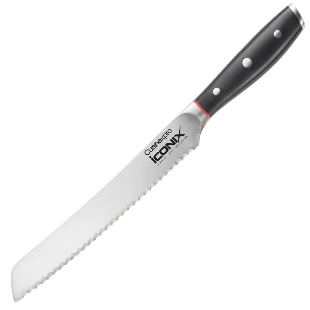 Cuisine::pro ICONIX 8 in. Stainless Steel Full Tang Bread Knife 1034409 ...