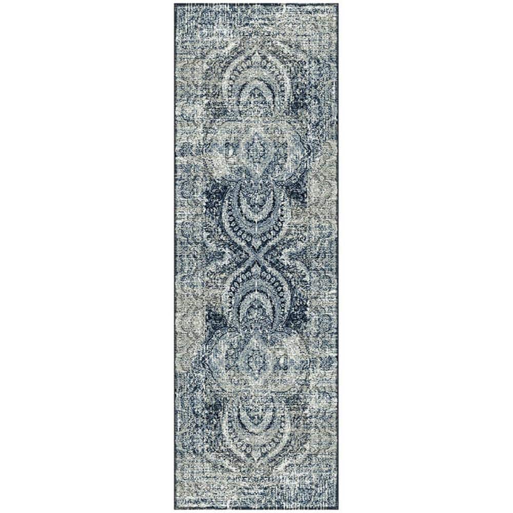 HomeRoots Bernadette Taupe 3 X 8 ft. Loomed Abstract Polypropylene ...