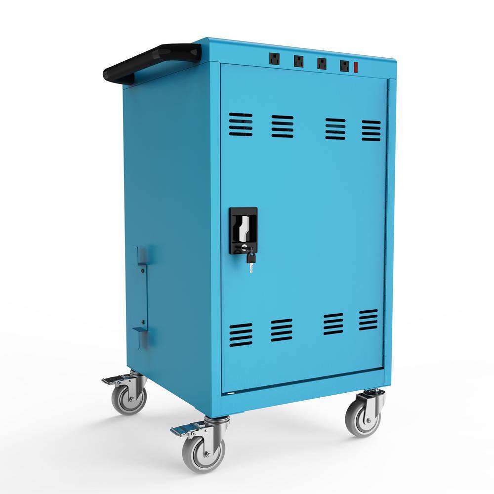 Sunpez 32-Device Charging and Storage Cart for iPad Laptop Computers ...